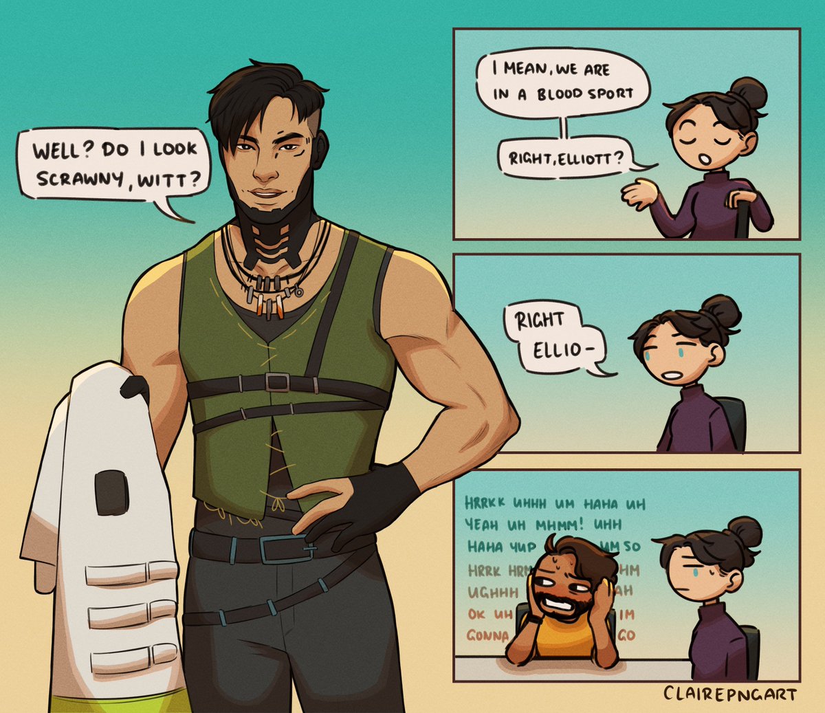 apex legends ] four is a crowd 」10 bobの漫画