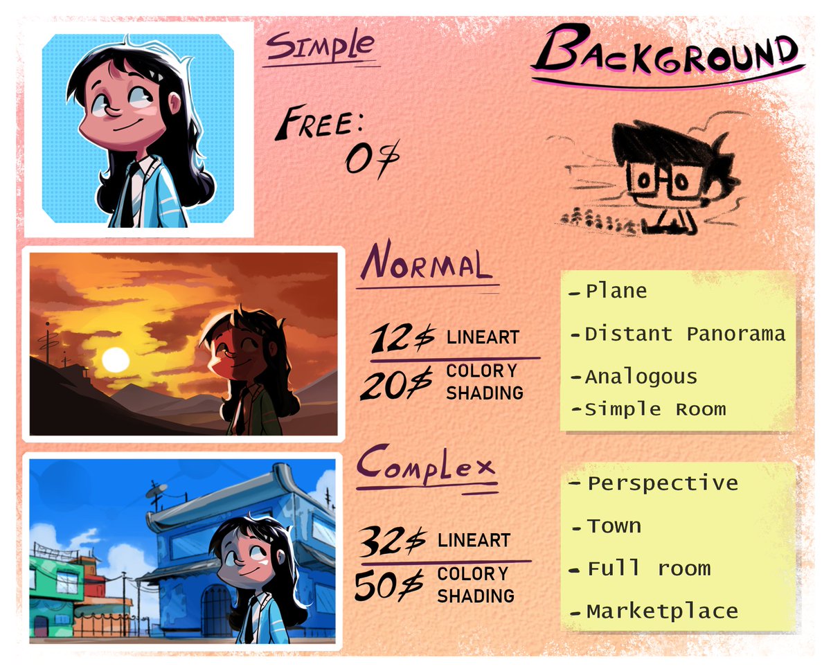 「voy a dibujar mas a estos personajes así que vayan acostumbr」-ief ...