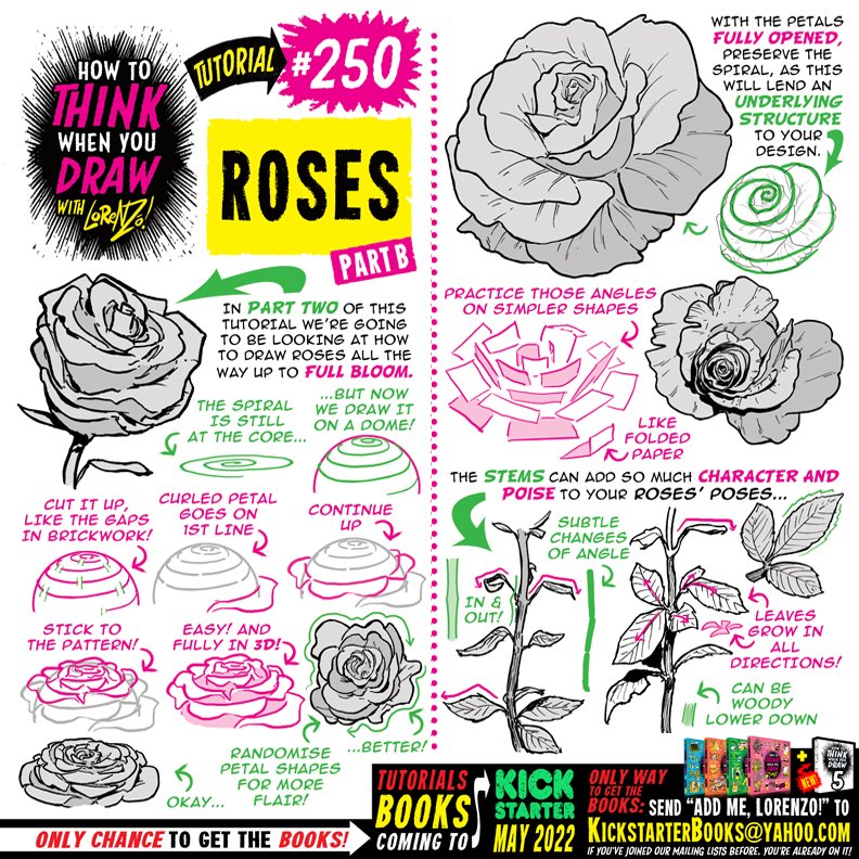 Etheringtonbrothers On Twitter Roses Pt 2 From Howtothinkwhenyoudraw Books Inc A Special 3