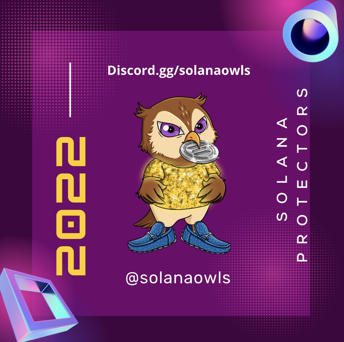 Diamond Owl Club on Twitter: "⚡️SOLANA WL GIVEAWAY ⚡️ Rules: 1.) Follow @solanaowls 2.) Comment ...