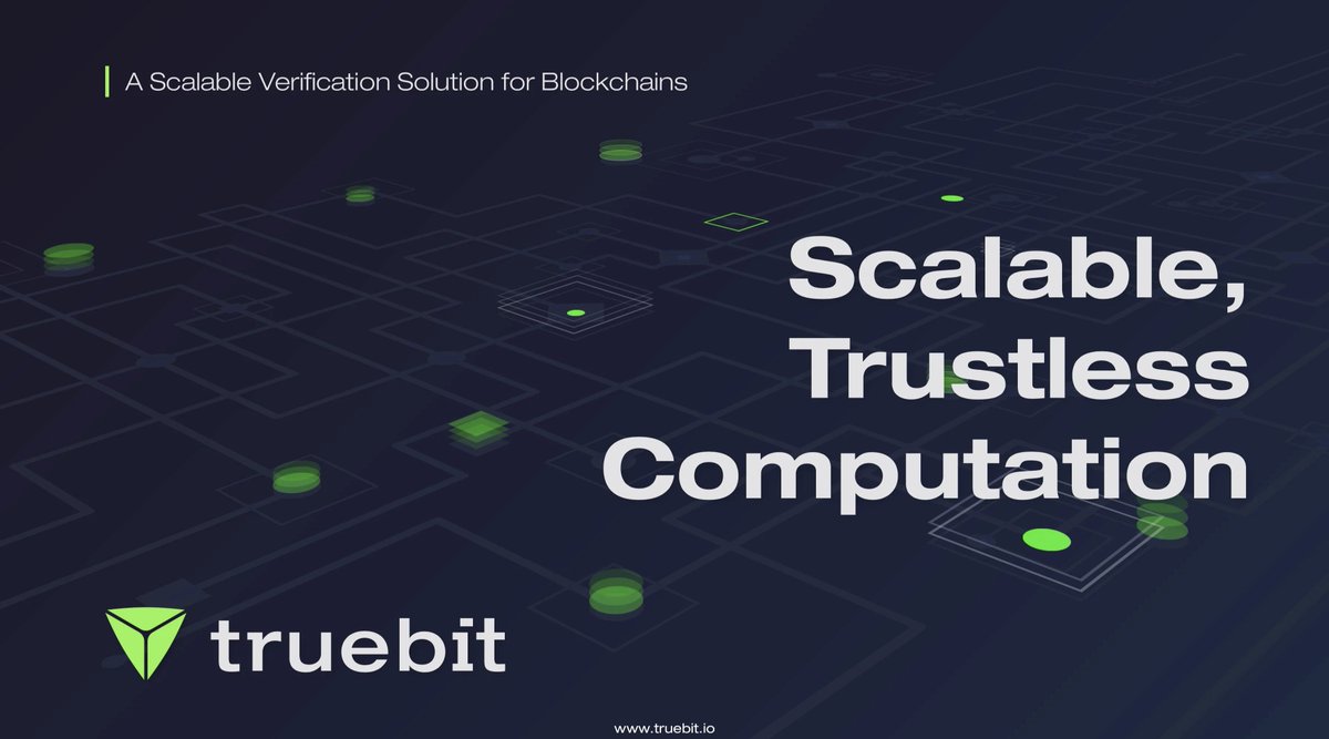 [Thread] Pourquoi $TRU @Truebitprotocol pourrait être la prochaine lowcap a exploser ? 💎 ...