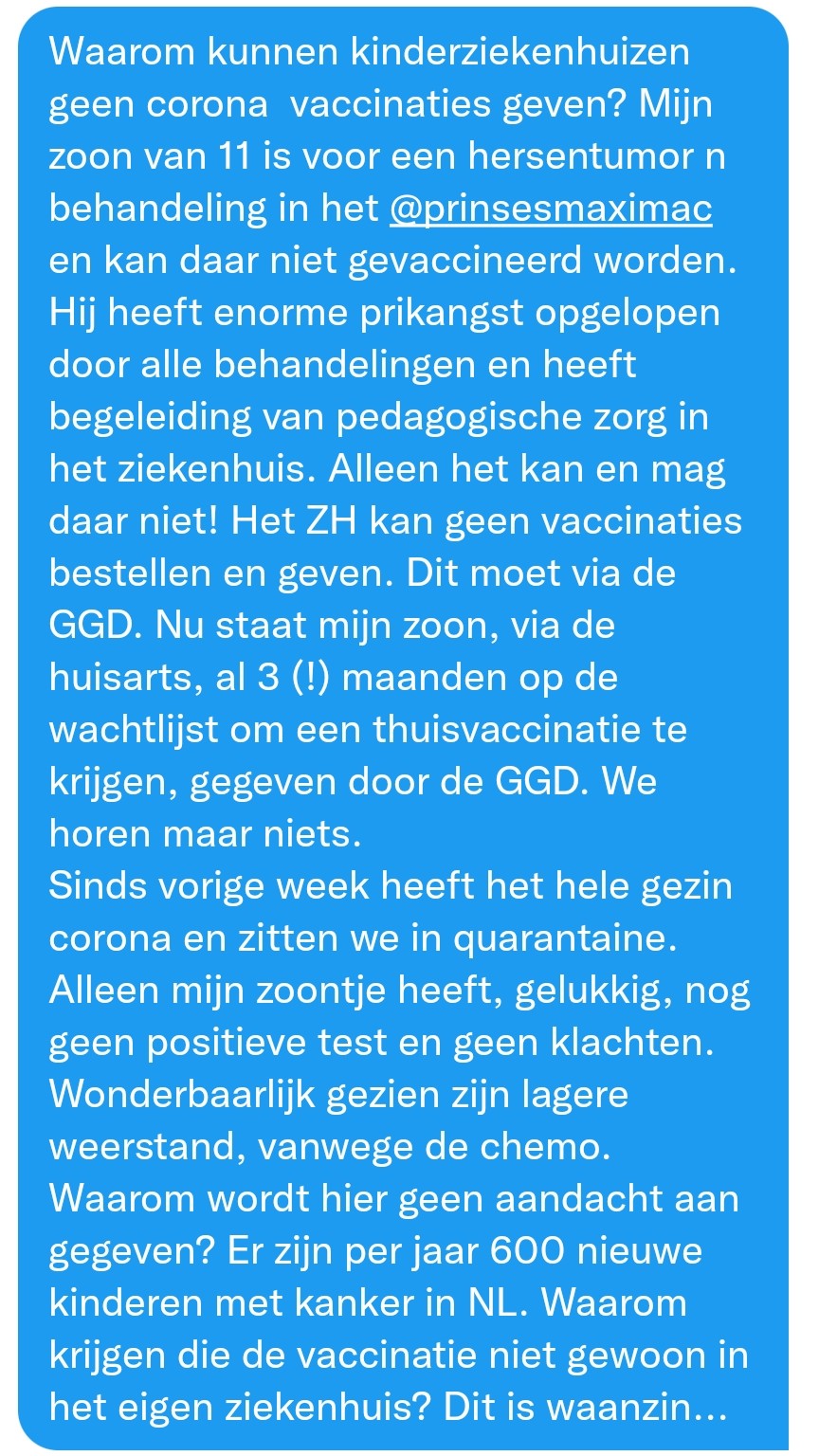 Arjan Kessels on Twitter: "@prinsesmaximac @kinderkanker_nl @MinVWS @ministerVWS #kinderkanker # ...