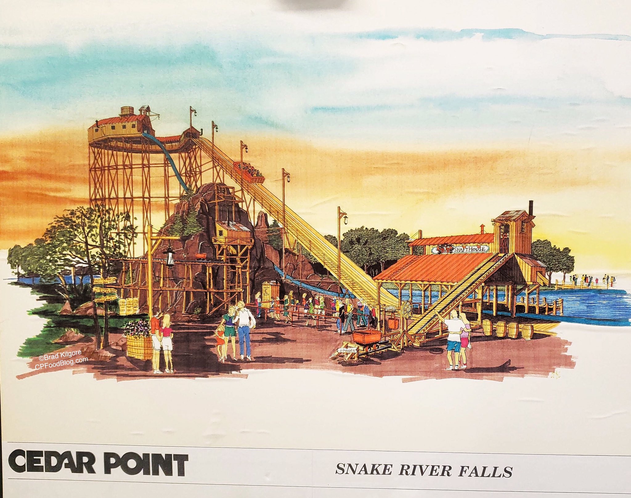 Cedar Point Snake River Falls