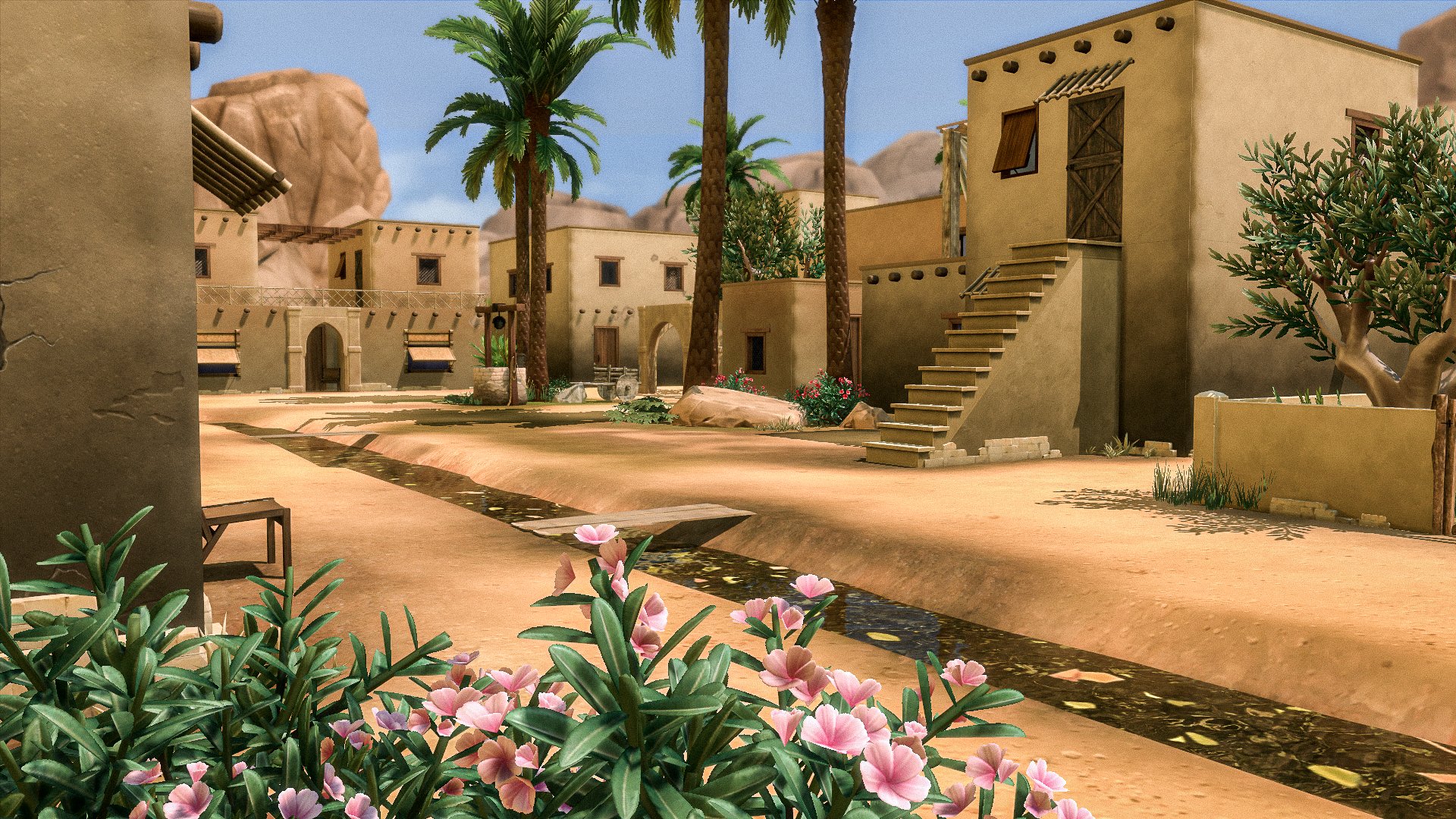 Middle East Desert Village