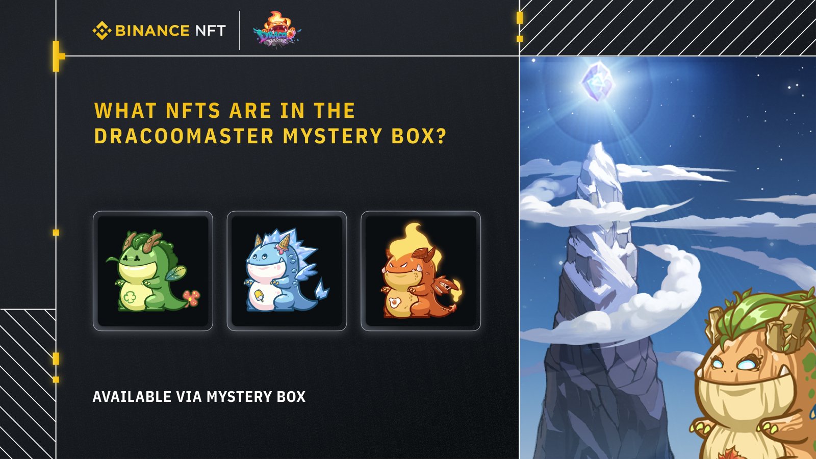 Binance NFT on Twitter: "Highlights of the @Dracoo_Master IGO 🔥Play and earn rewards using your ...