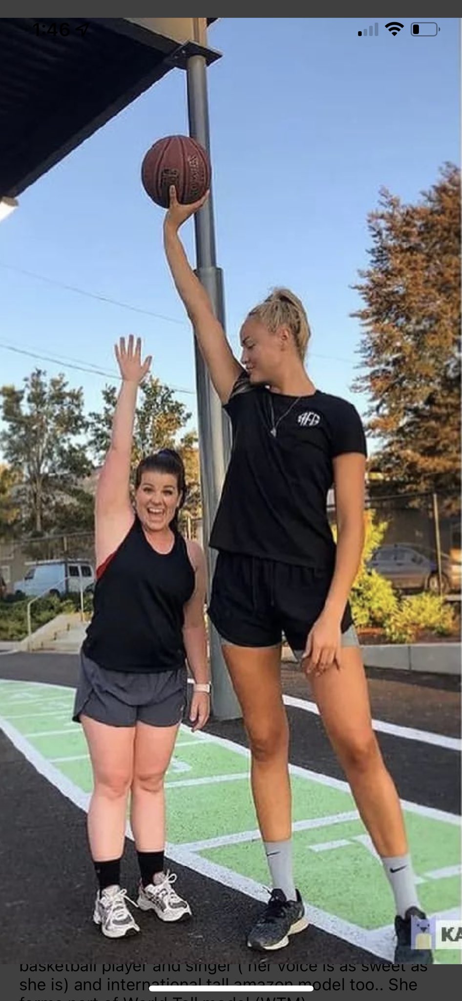 Tall girls 長身女子 on Twitter: "196cmの女子バスケ選手…