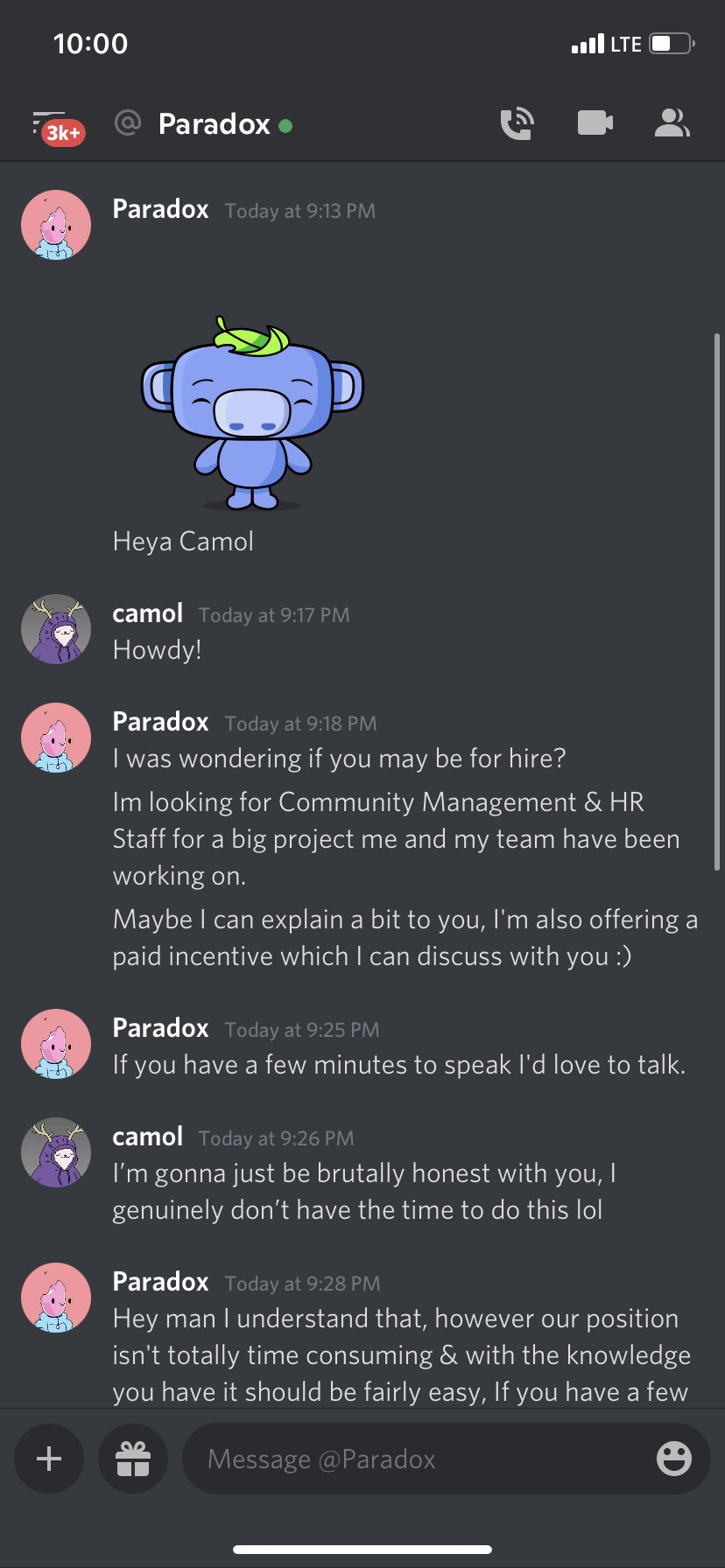 camol on Twitter: "So I just saw a new phishing message to take over discords. Basically they ...