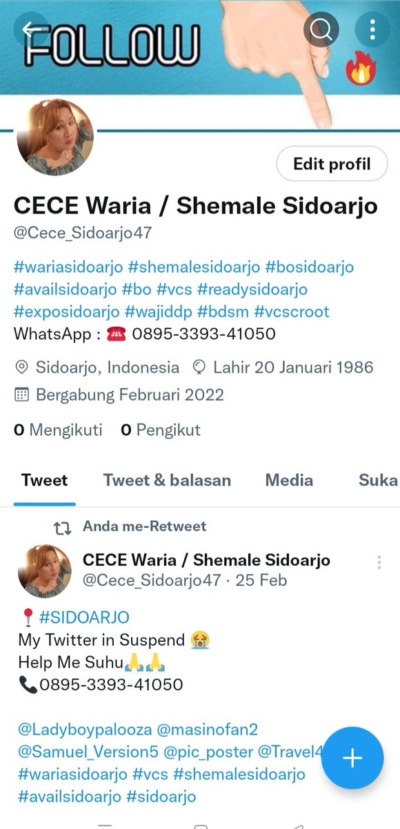Cece Shemale Waria Sidoarjo (@WariaSidoarjoo) | Twitter