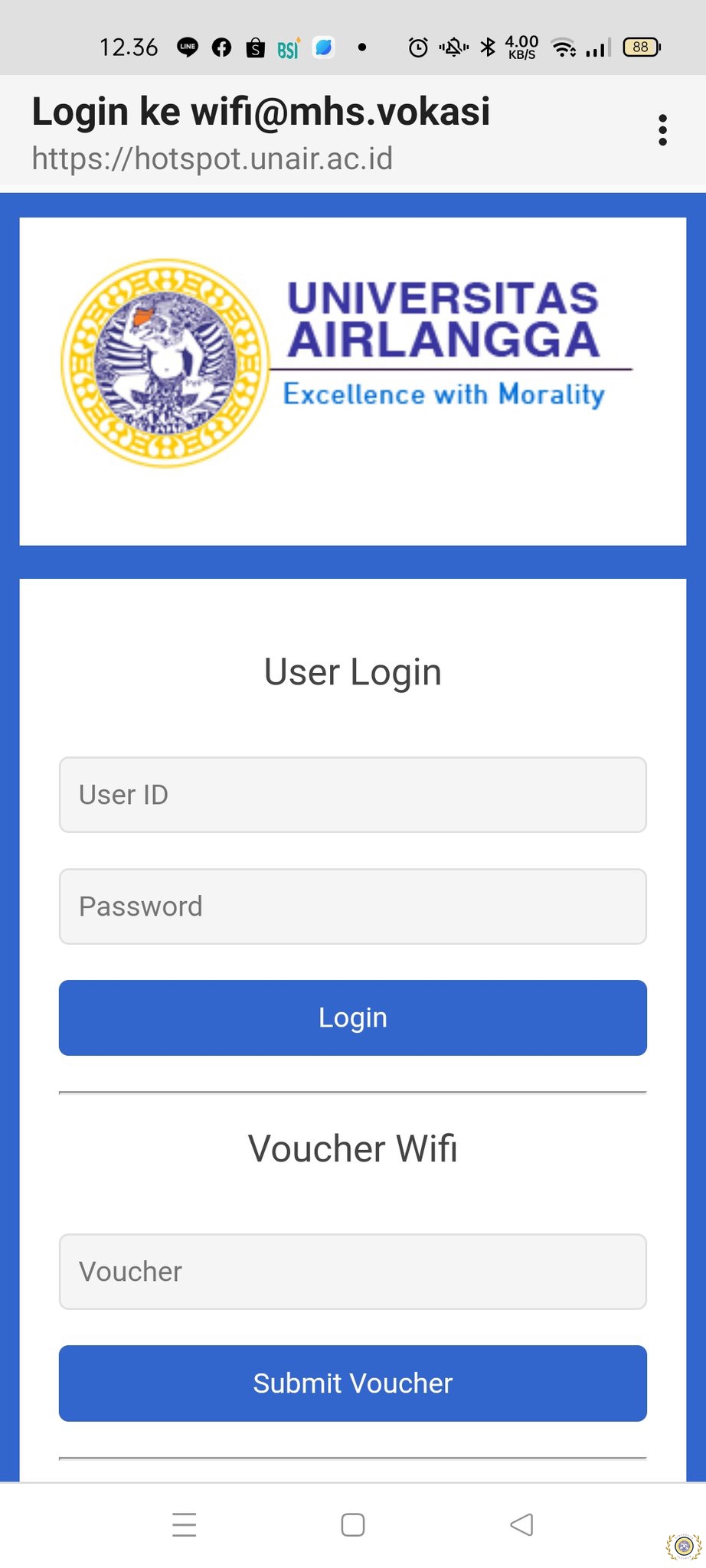 UNAIR MENFESS on Twitter: "Rek -uner cara login ke WiFi fakultas itu gimana sih? W udah bisa ...