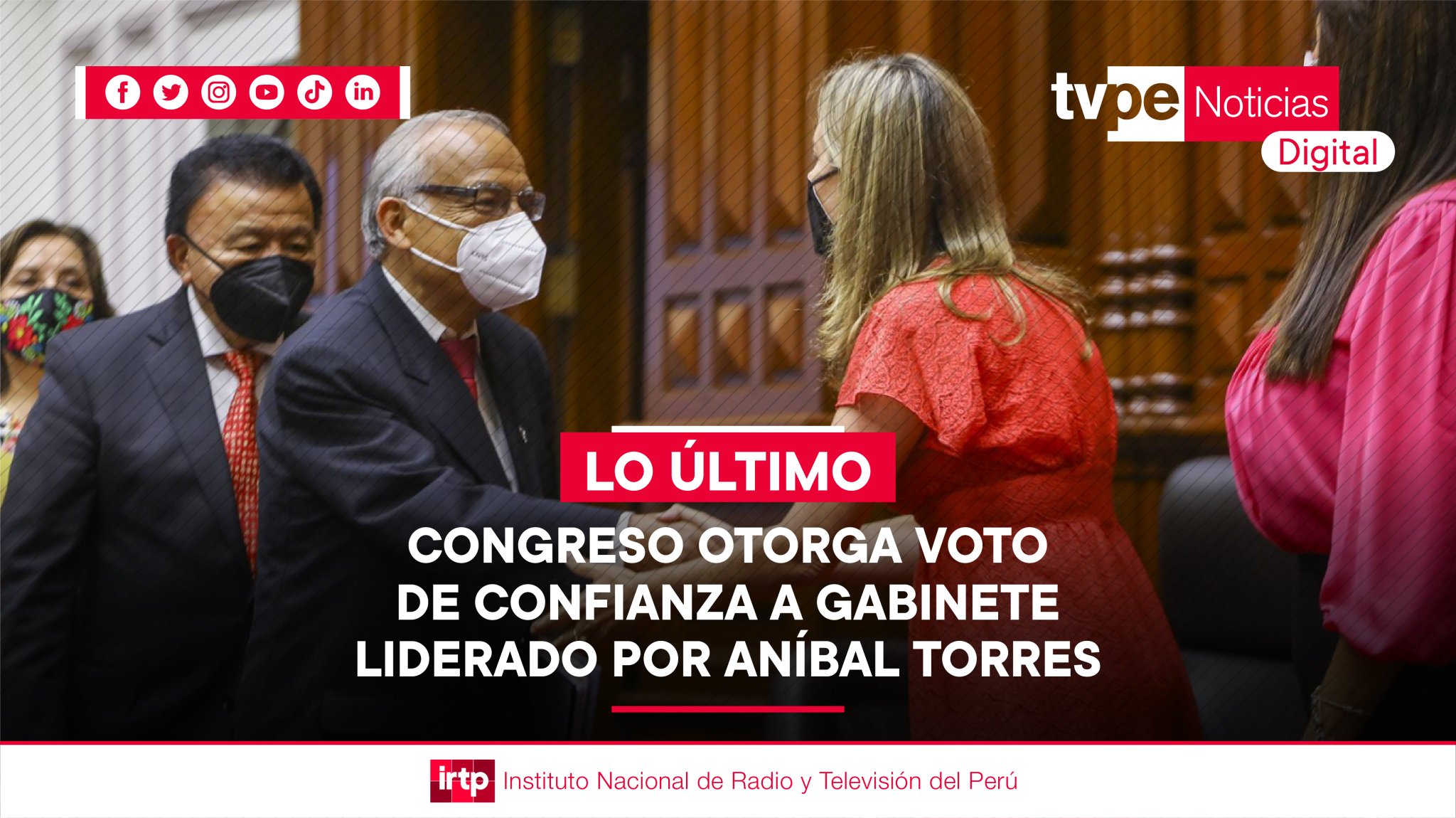 Tvperú Noticias On Twitter 🔴 LoÚltimo Con 64 Votos A Favor 58 En