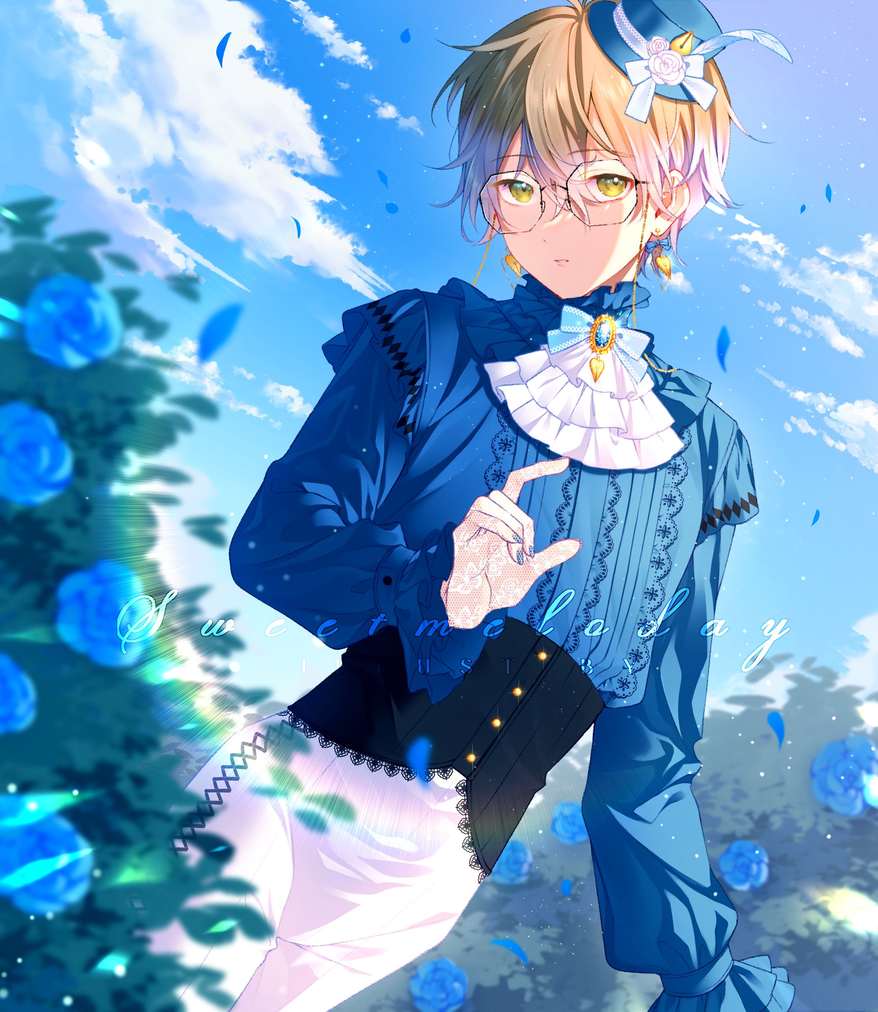 Sweet Meloday on Twitter: "#Ikenography #IkeEveland #Luxiem Boy Style Lolita 💙 Ike https://t.co ...