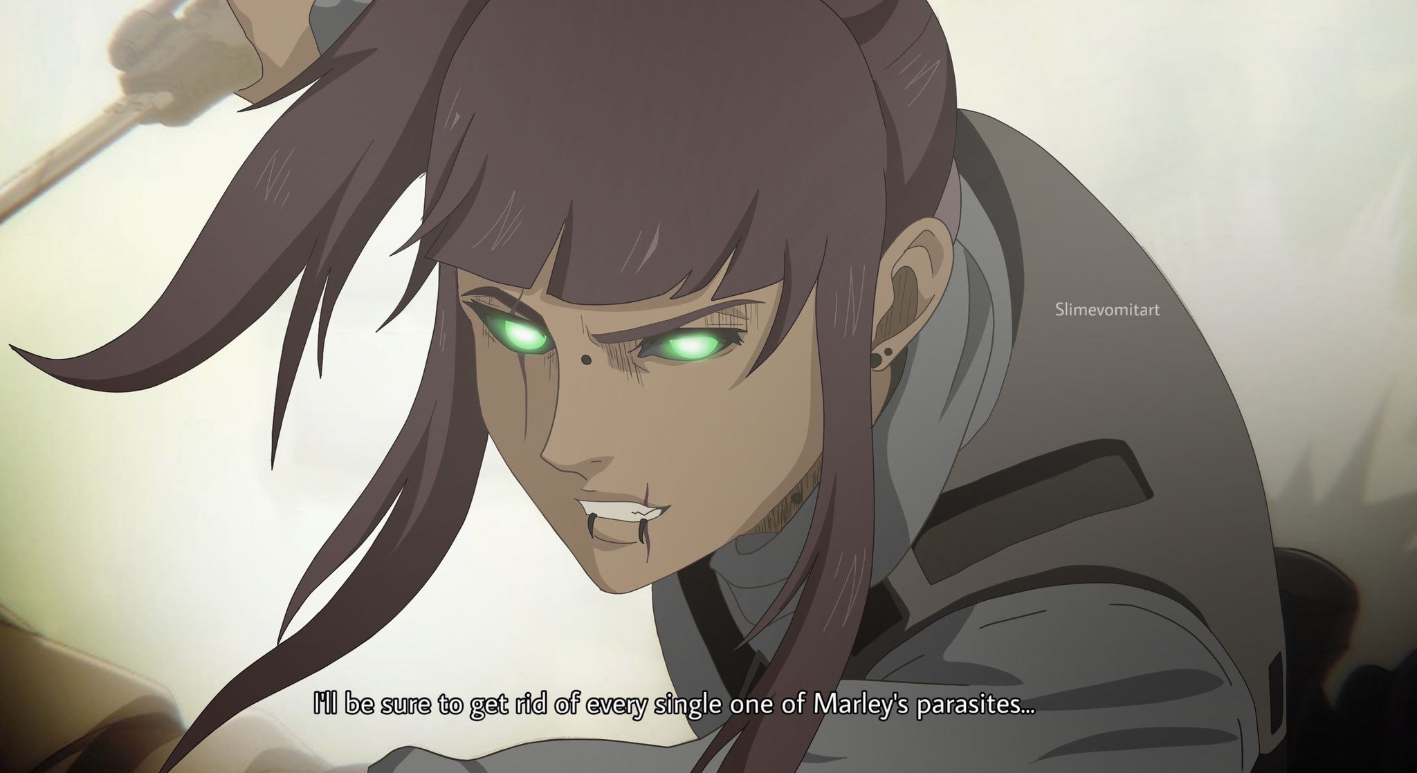 Aot Oc With Black Hair