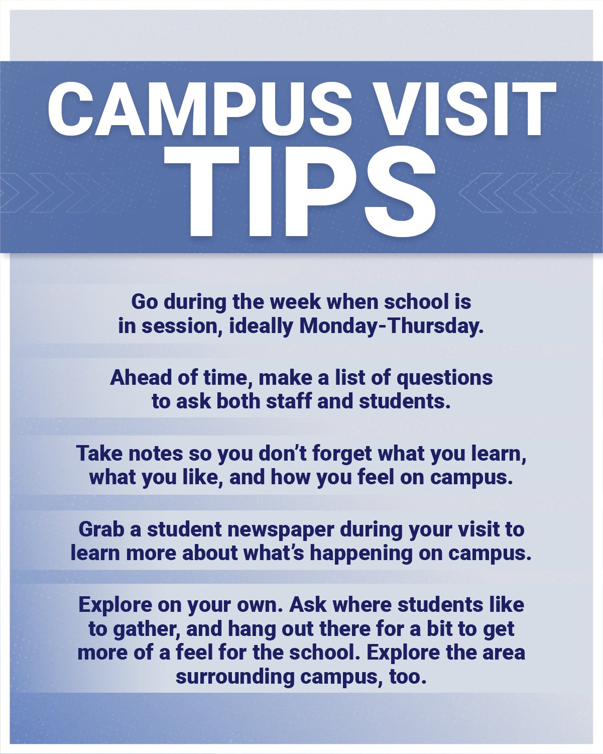The College Board on Twitter: "A visit to a college campus can help you ...