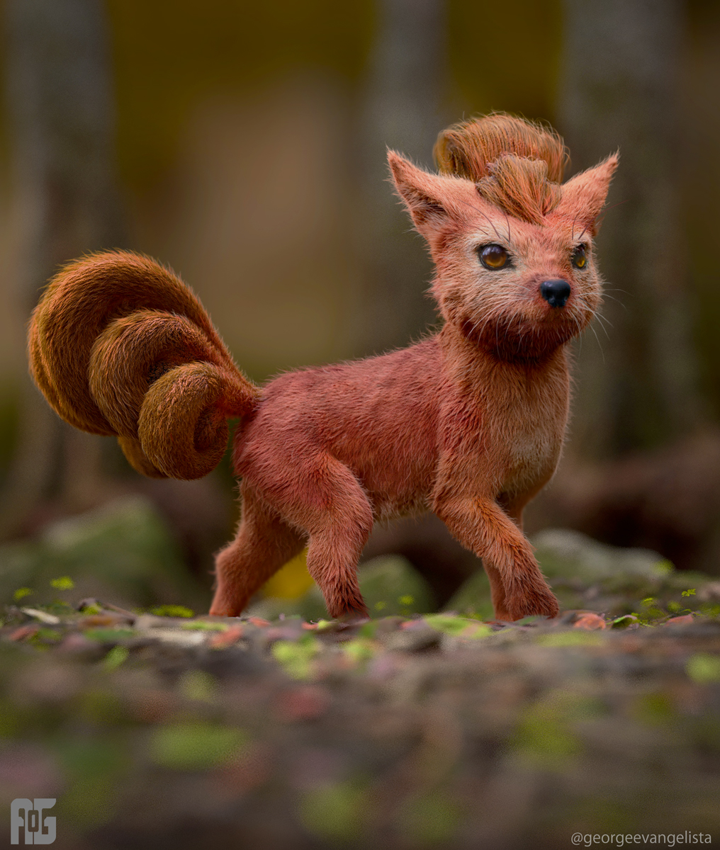 Realistic Pokemon Vulpix