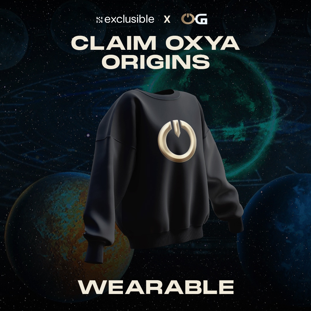 Oxya Origin on Twitter: "🎁 Oxya Origin #NFT wearables 🎁 Claim your limited edition Oxya Origin ...
