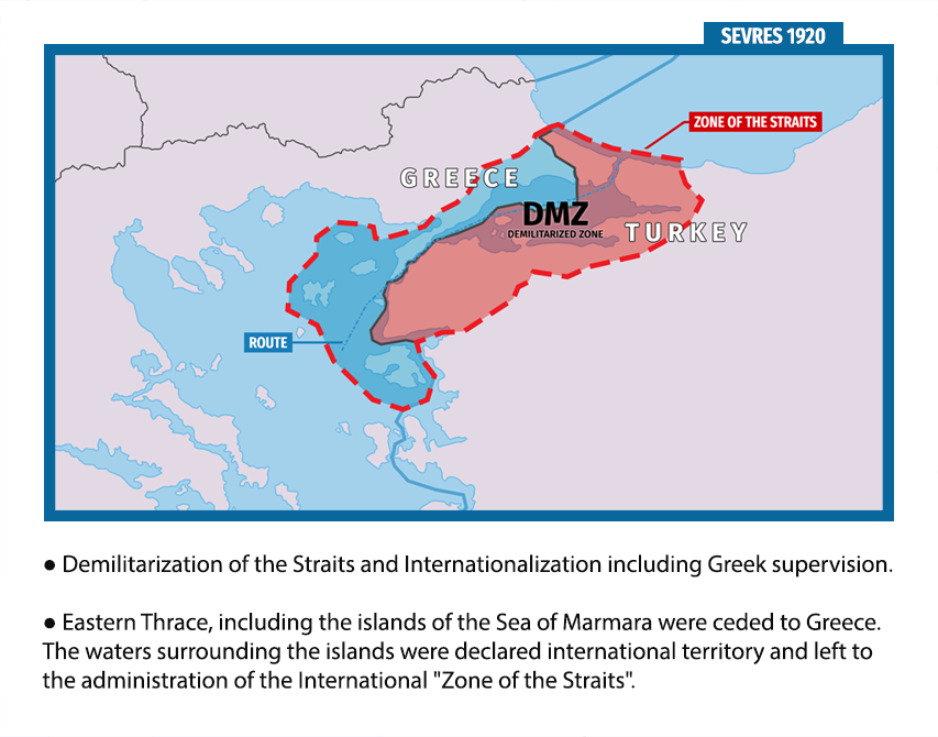 Treaty Of Sevres Map