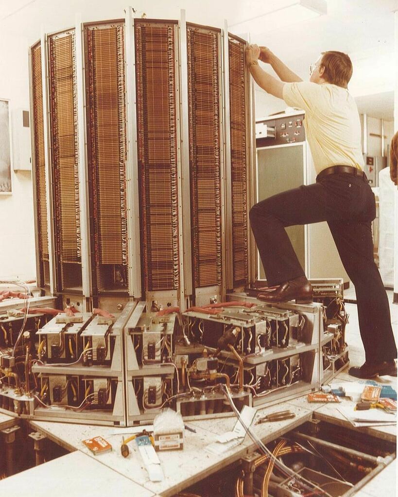 Cray Supercomputer Wiring