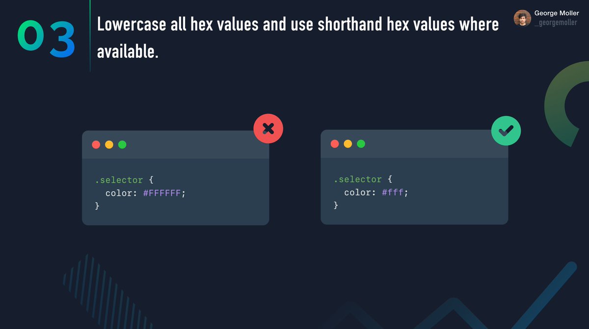 I compiled 12 CSS Best Practices by Twitter 🧵 Mega Thread 👇 - المسلسل من George Moller ...