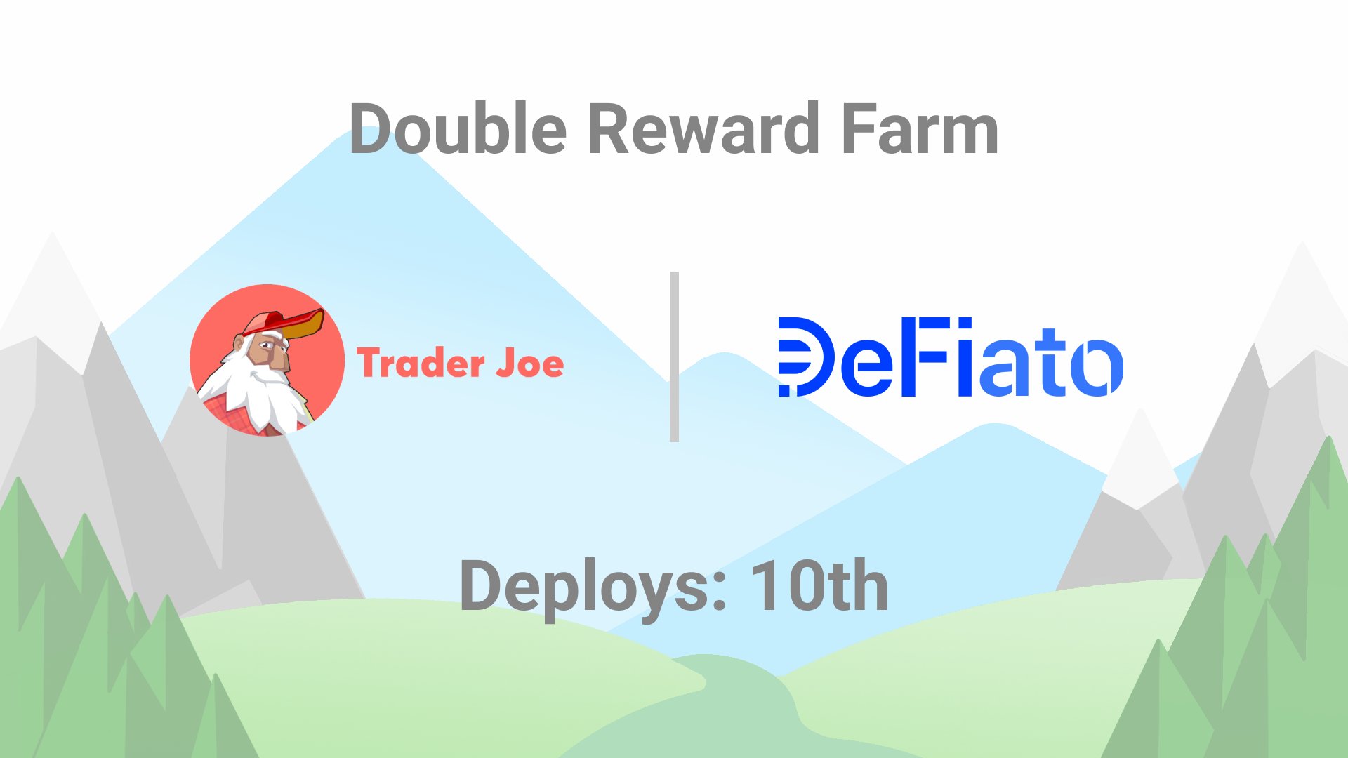 Trader Joe 🔺 on Twitter: "New double reward farm dropping tomorrow Farm: $DFIAT / $AVAX Earn ...