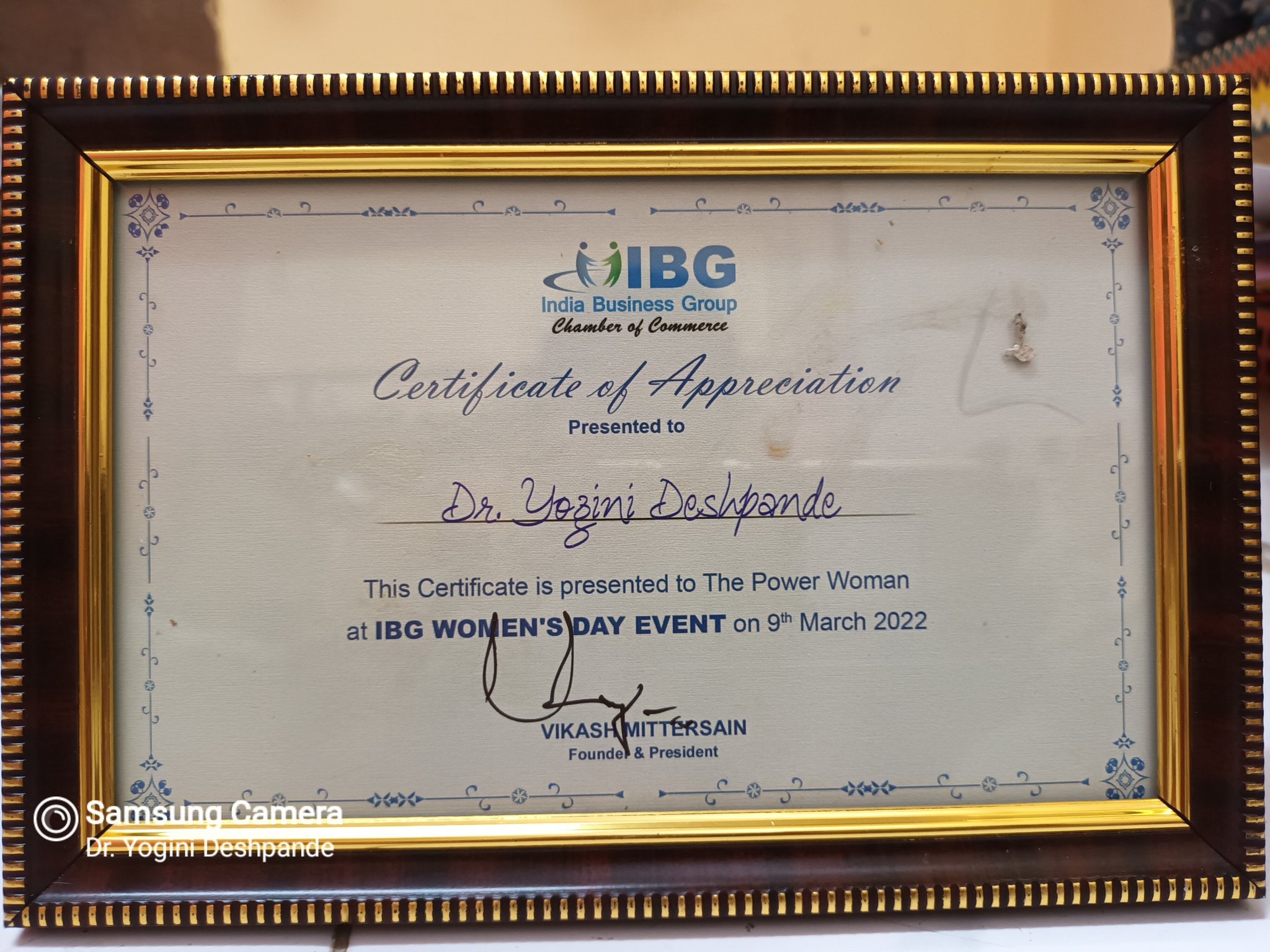 Indian Mba Certificate