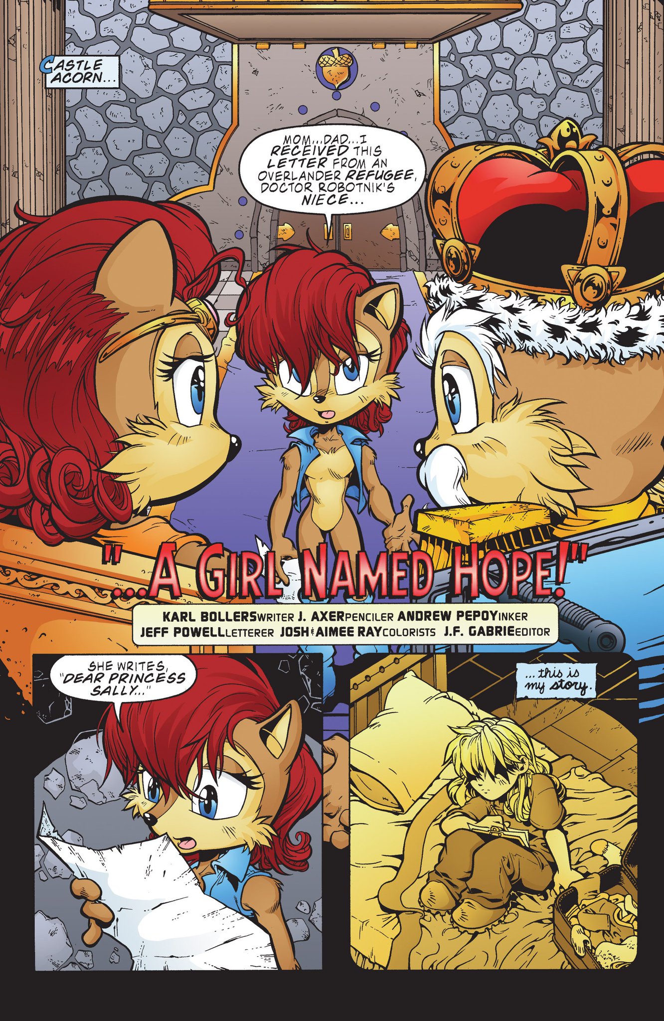 Daily Sally Acorn on Twitter: "From Archie Sonic the Hedgehog Issue #108 by Karl Bollers and Jay ...