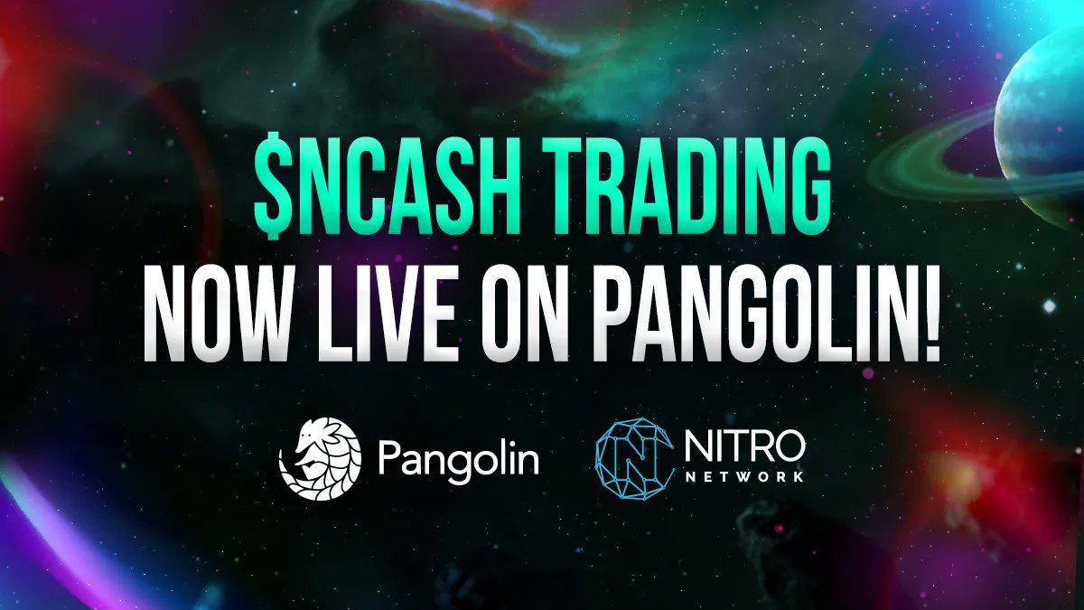 Nitro Network on Twitter: "Nitro $NCASH trading pair is now live on @pangolindex ! 💱 This is ...