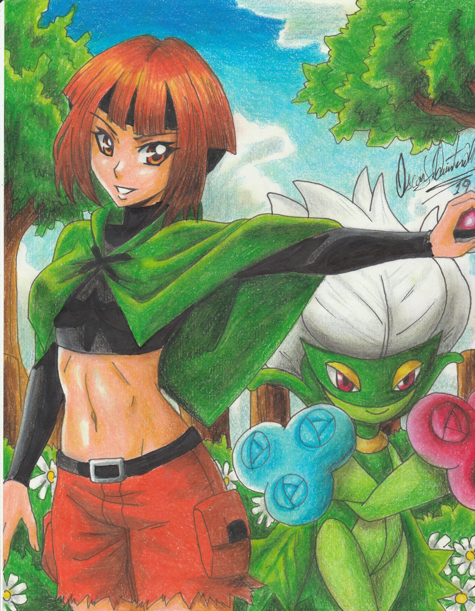 Gardenia Pokemon Anime