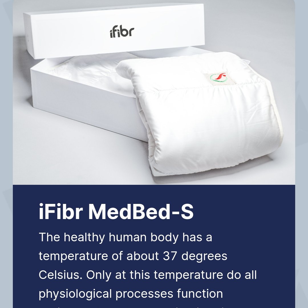 ZENIQ HUB on Twitter: "#iFibr_MedBed-S The healthy human body has a temperature of about 37 ...