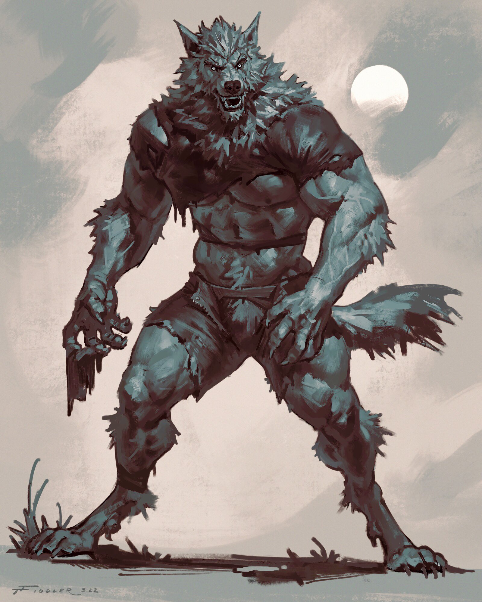 Werewolf Concept Art