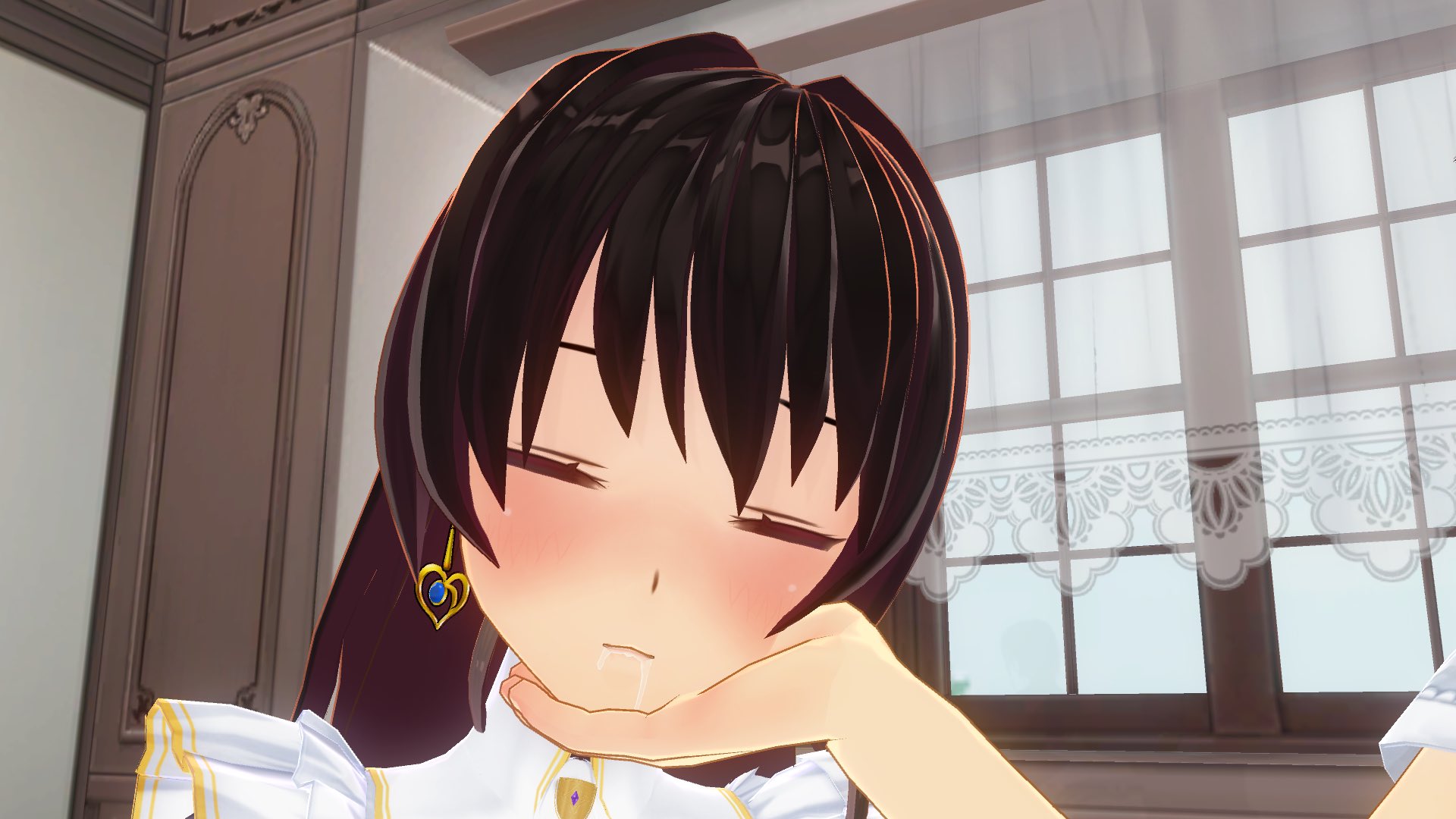 千石 豊＠COM3D2 CM3D2(戦ロリペッチ) on Twitter: "おはようございます！！ 大人なお姉さんもこうすればまるで小動物だ！ あご乗せ！ (最近忙しくて過去SSばっかり ...