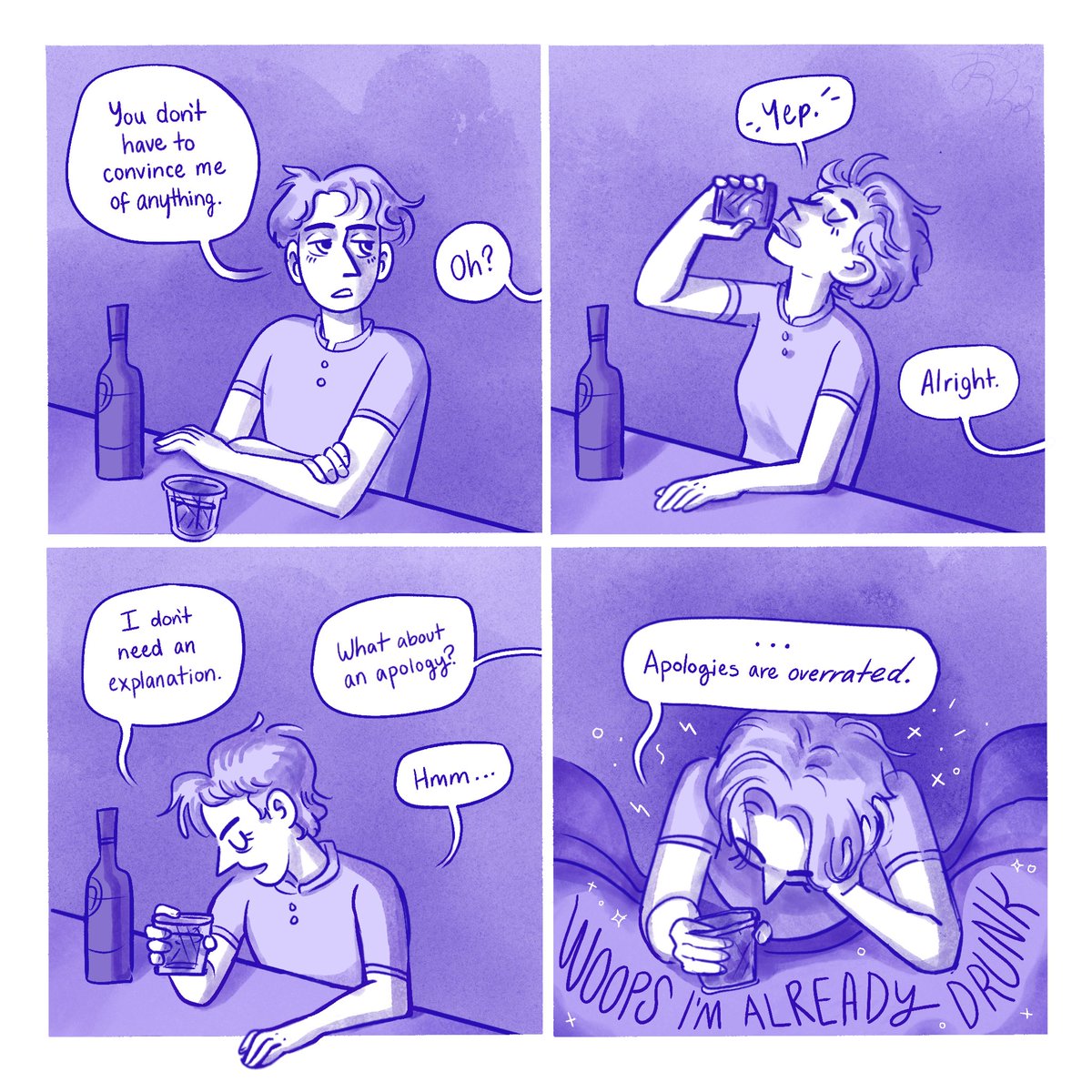 「What Do You Need? A 2 page comic. 💜 」|Taylor Reynoldsの漫画