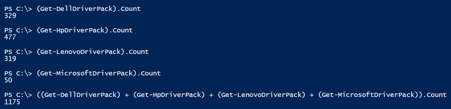 David Segura | MVP on Twitter: "Today, #OSDCloud supports imaging 1175 computer models from Dell ...