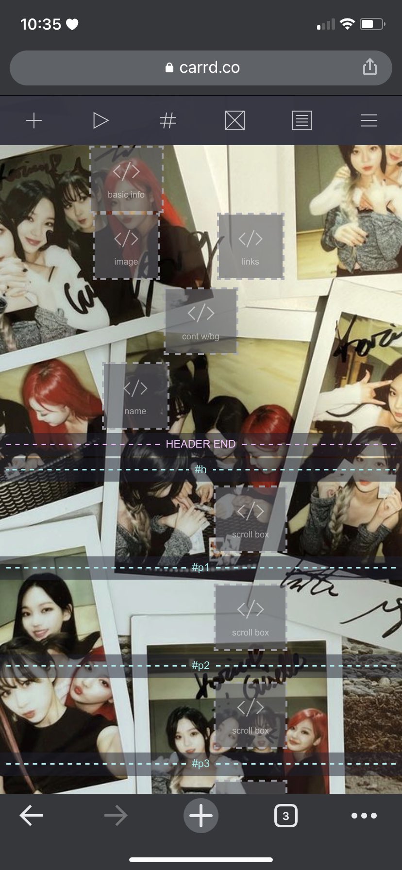 carrd maker !! on Twitter: "this is the order the embed should be in https://t.co/m3fAmkM82j ...