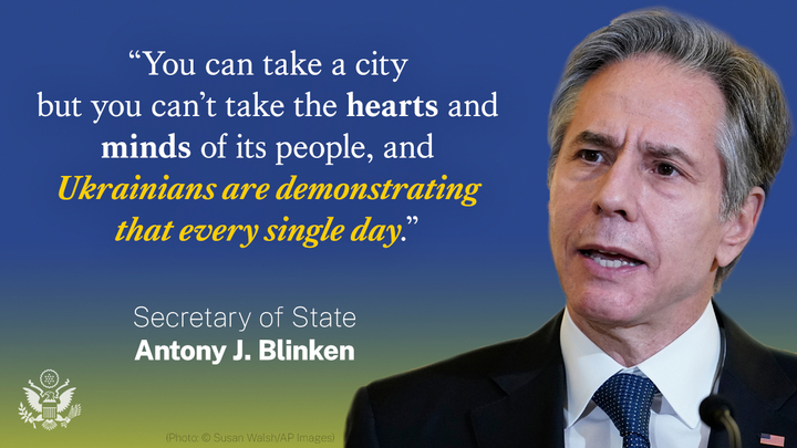 Department Of State On Twitter Secblinken Ultimately I Am