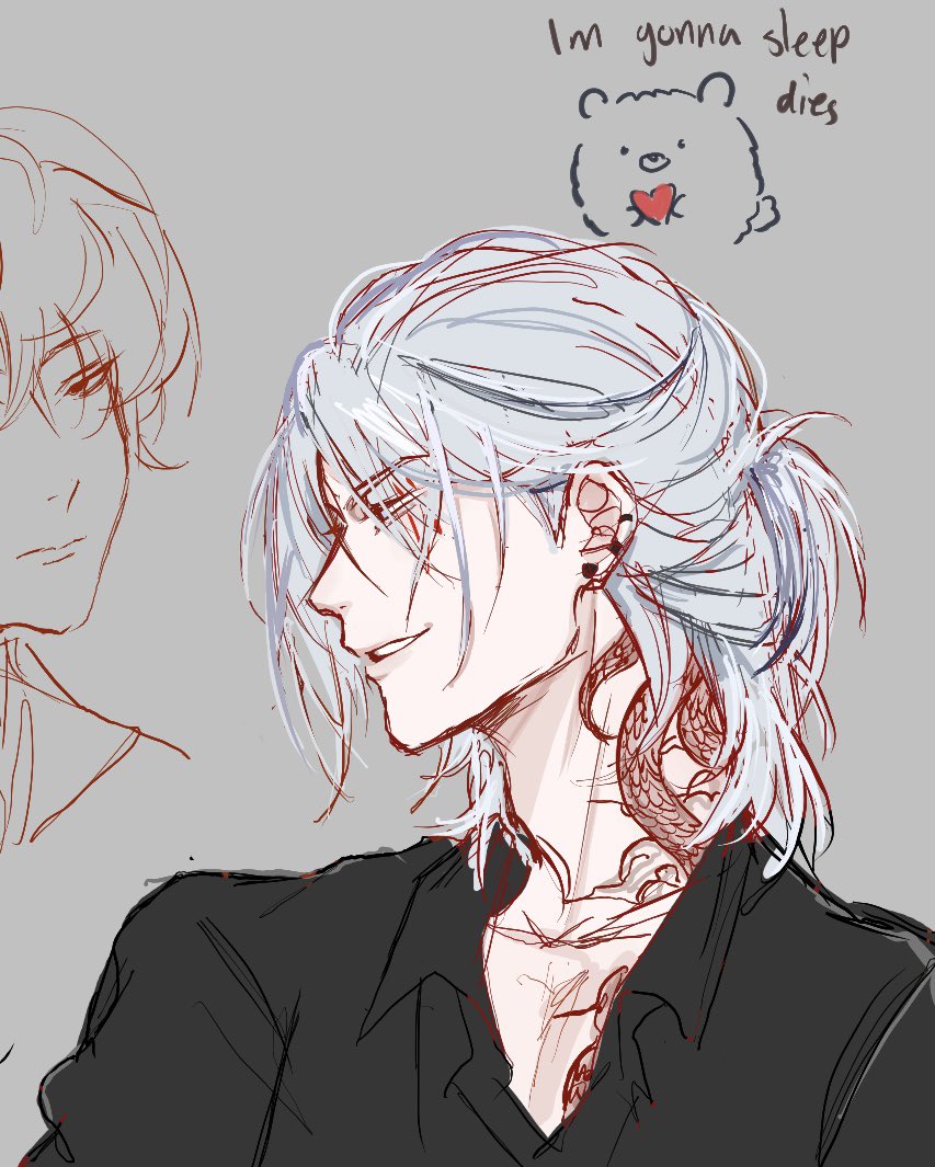 Anime Boy Dying Drawing