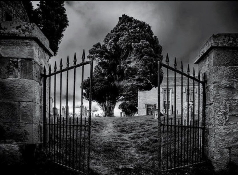 Dark Cemetery Gates