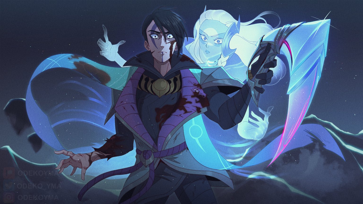 Odeko Yma 🇺🇦 on Twitter: "2019 >>>>>>>>>>>>>>>>>>> 2022 #Aphelios…