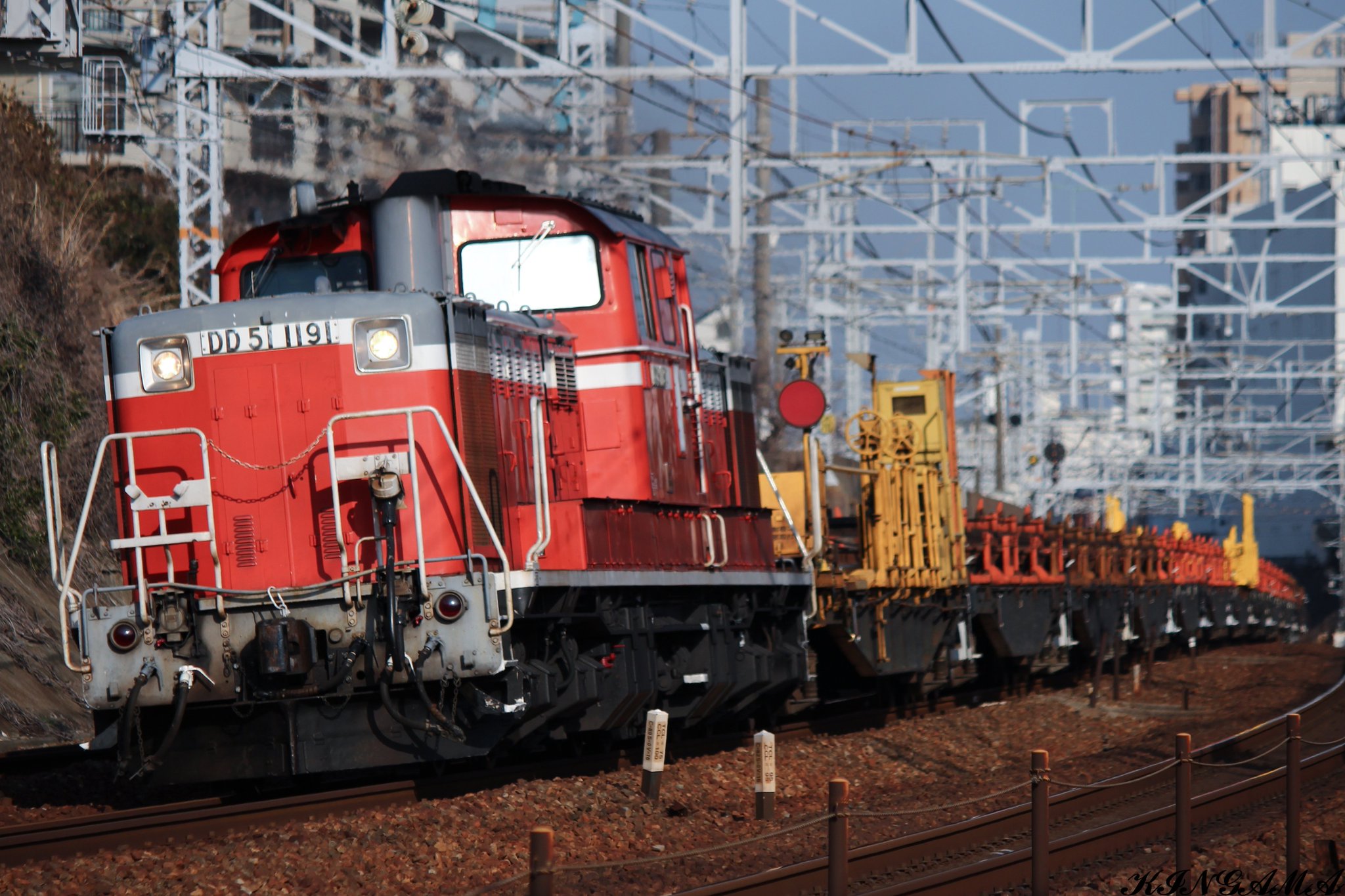 金 釜 on Twitter: "2022.3/10 工9389レ 万富工臨 DD51 1191 + チキ 12B https://t.co/l1krQlA5h9" / Twitter