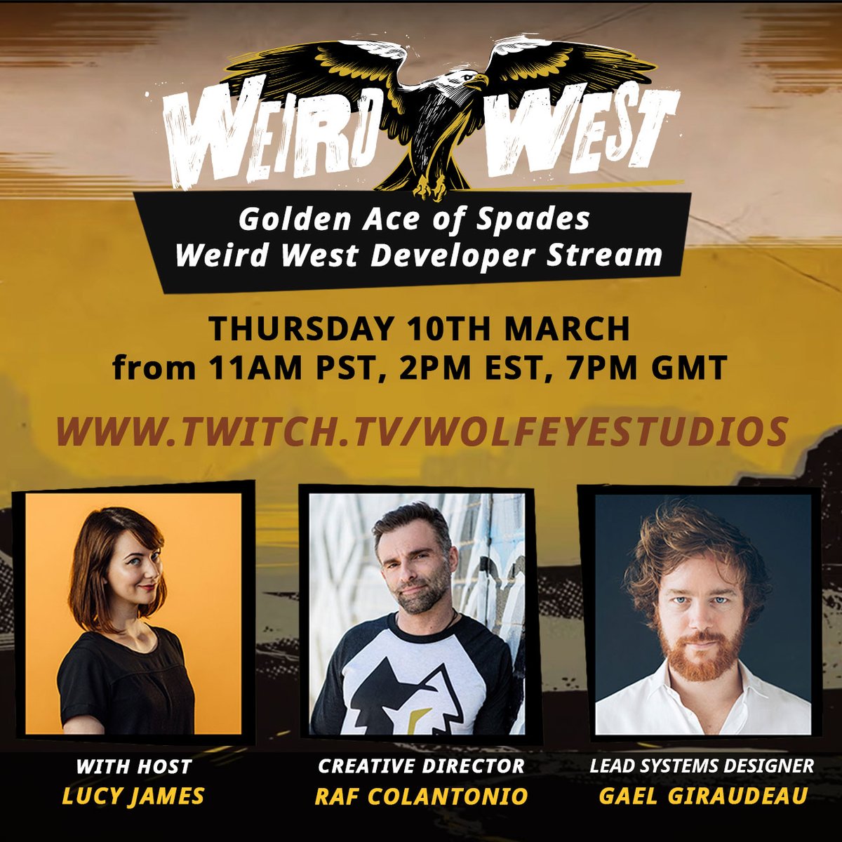 WolfEye Studios - Weird West on Twitter: "Oh yes! Put your feet up, pour a drink, grab the ...