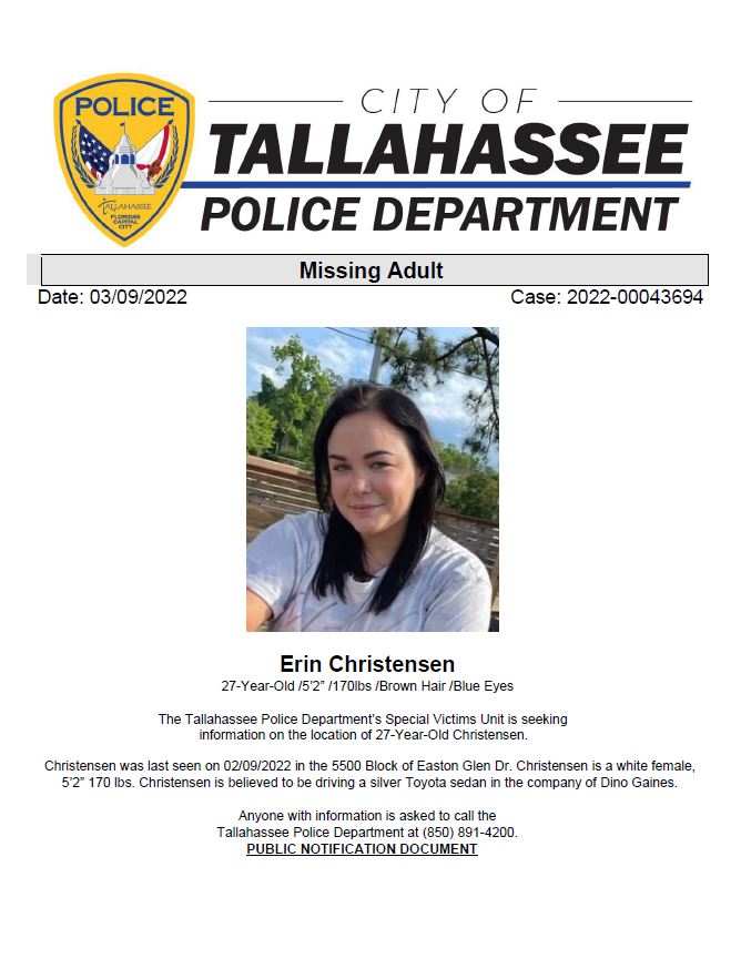 Tallahassee Police On Twitter Please Share To Help Locate This