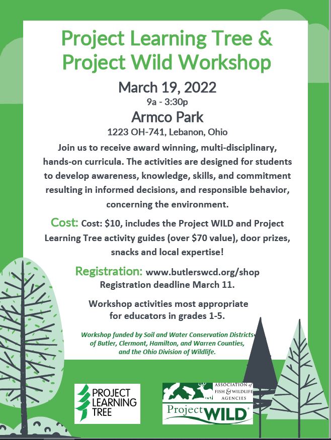Clermont SWCD on Twitter: "There is still space available in our combined PLT and Project Wild ...