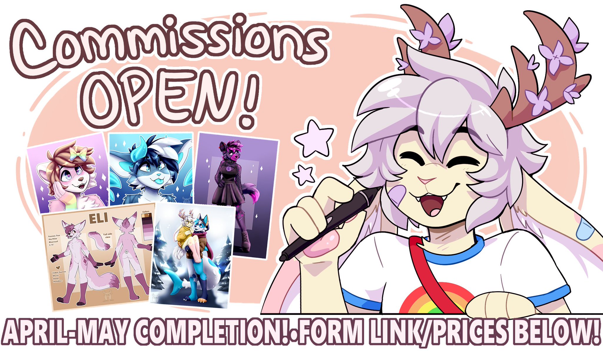 Fleur (C0MMS OPEN) on Twitter: "Cant wait to draw you cuties! Thank you to anyone interested 💛 ...