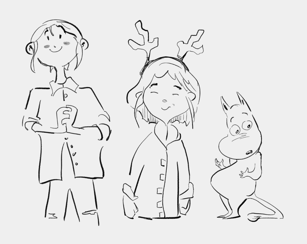 「two copied pen doodles from work and a moo man 」Oddly Unadventurousの漫画