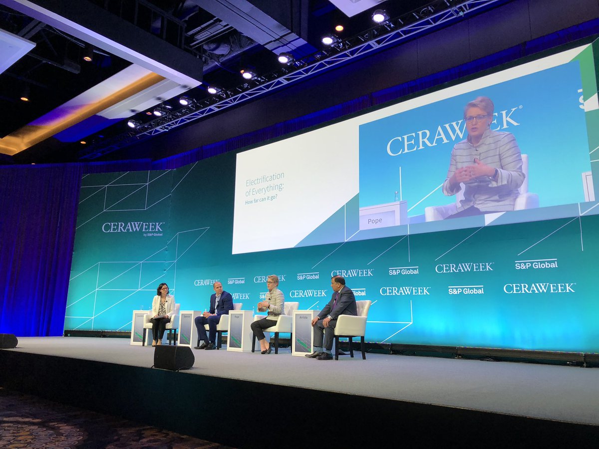 At #CERAWeek, Portland General Electric CEO Maria Pope is participating ...