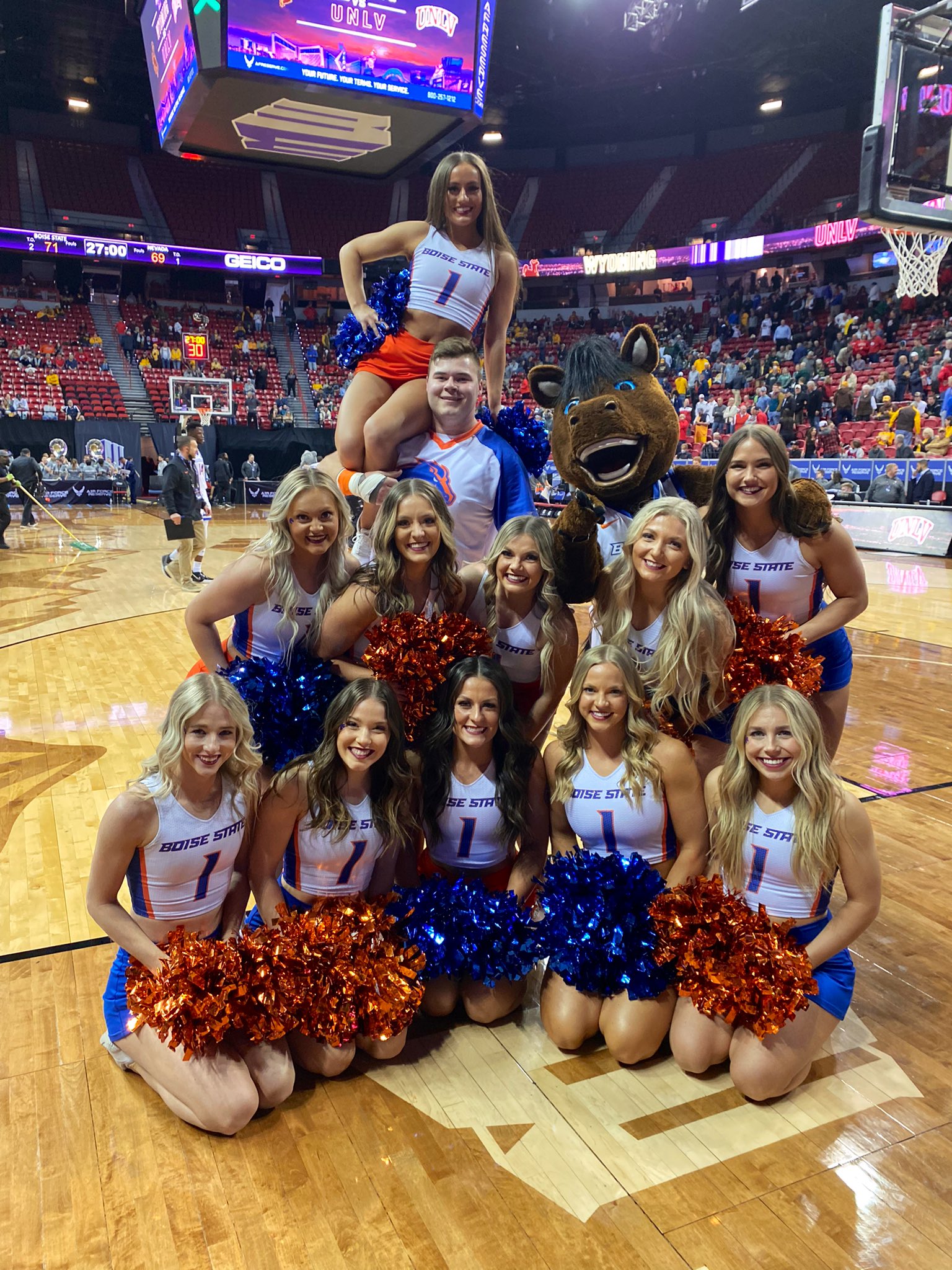 Boise State Cheerleader Uniform