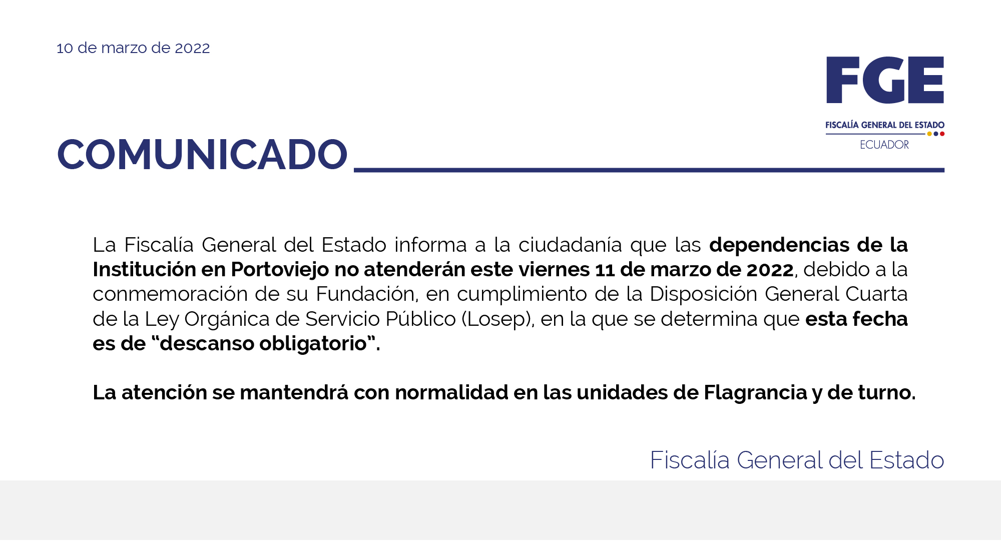 Fiscalía Ecuador On Twitter AtenciÓn Fiscalíaec Informa A La