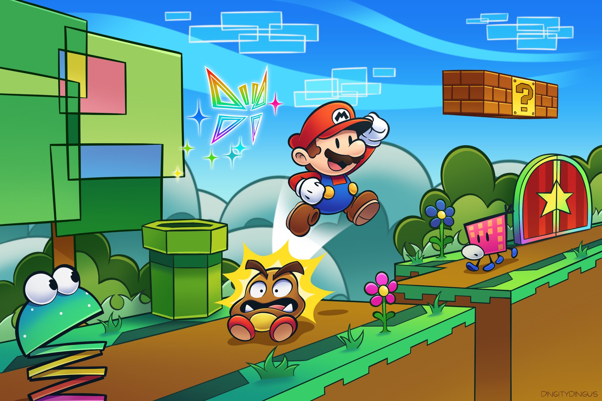 Super Paper Mario Wallpaper