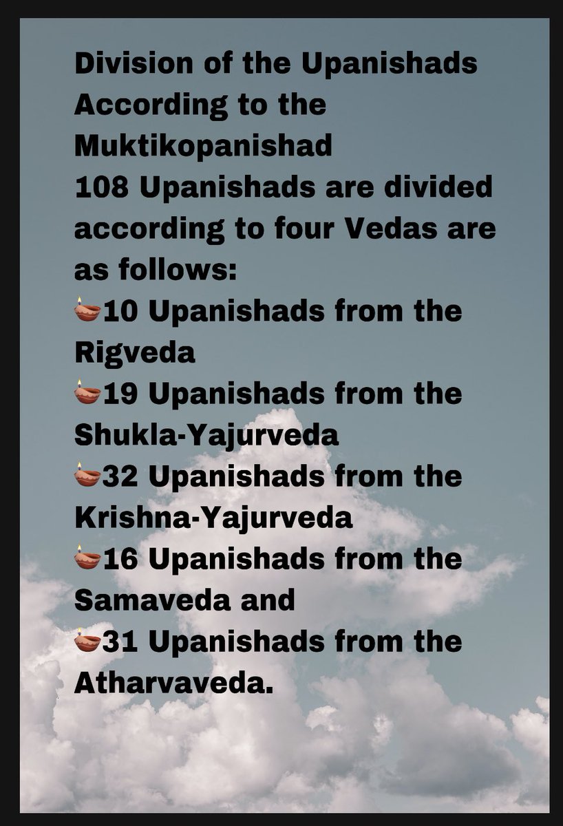 #Thread 108 Upanishads And It's Division. The word ‘Upanishad’ has been ...