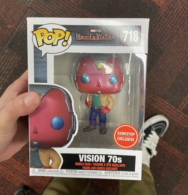 FunkoMarvelnews on Twitter: "GameStop exclusive Vision 70s is restocking in stores! #vision…