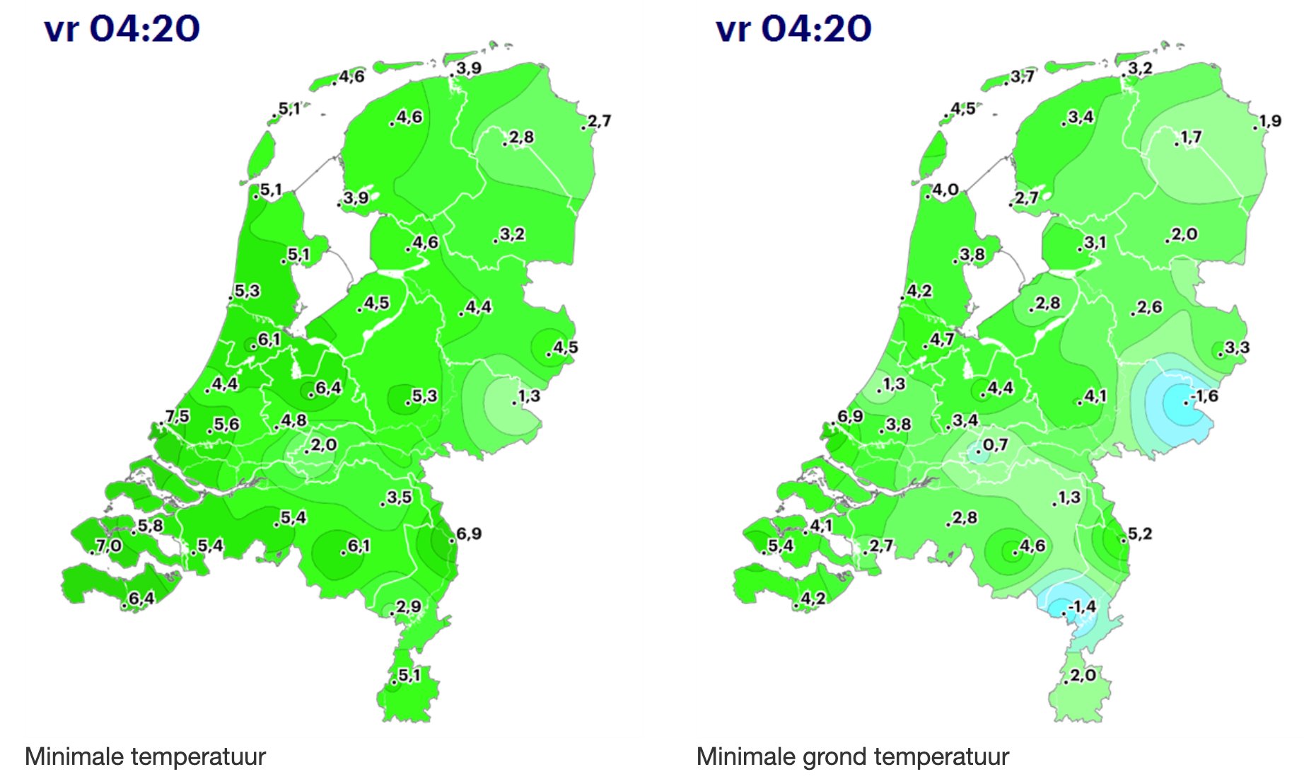 Buienradar on Twitter: "Goedemorgen! Er komt een eind aan het stralend zonnige weer van de ...